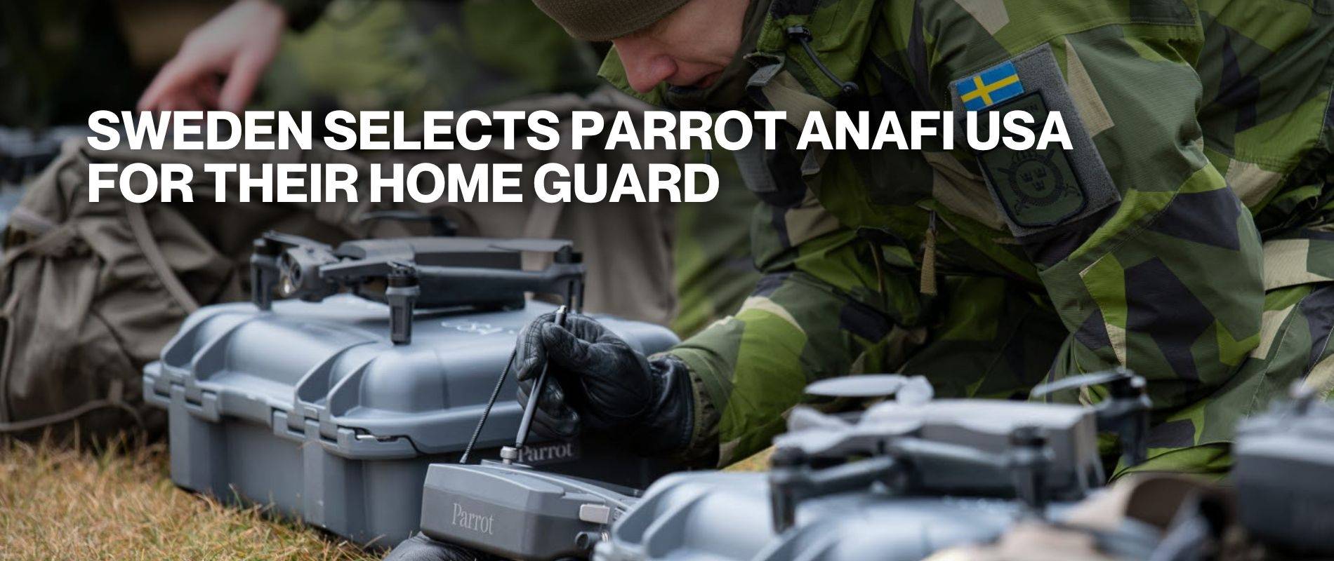 Sweden selects Parrot ANAFI USA for their Home Guard | Parrot